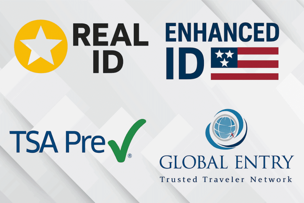 Travel ID Decoded: Real ID, Enhanced ID, TSA PreCheck & Global Entry ...