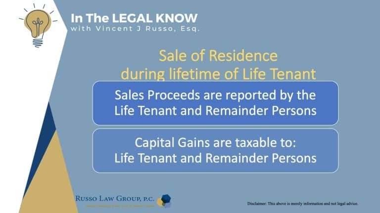 Sale of Life Estate Property Before Death | Step Up In Basis