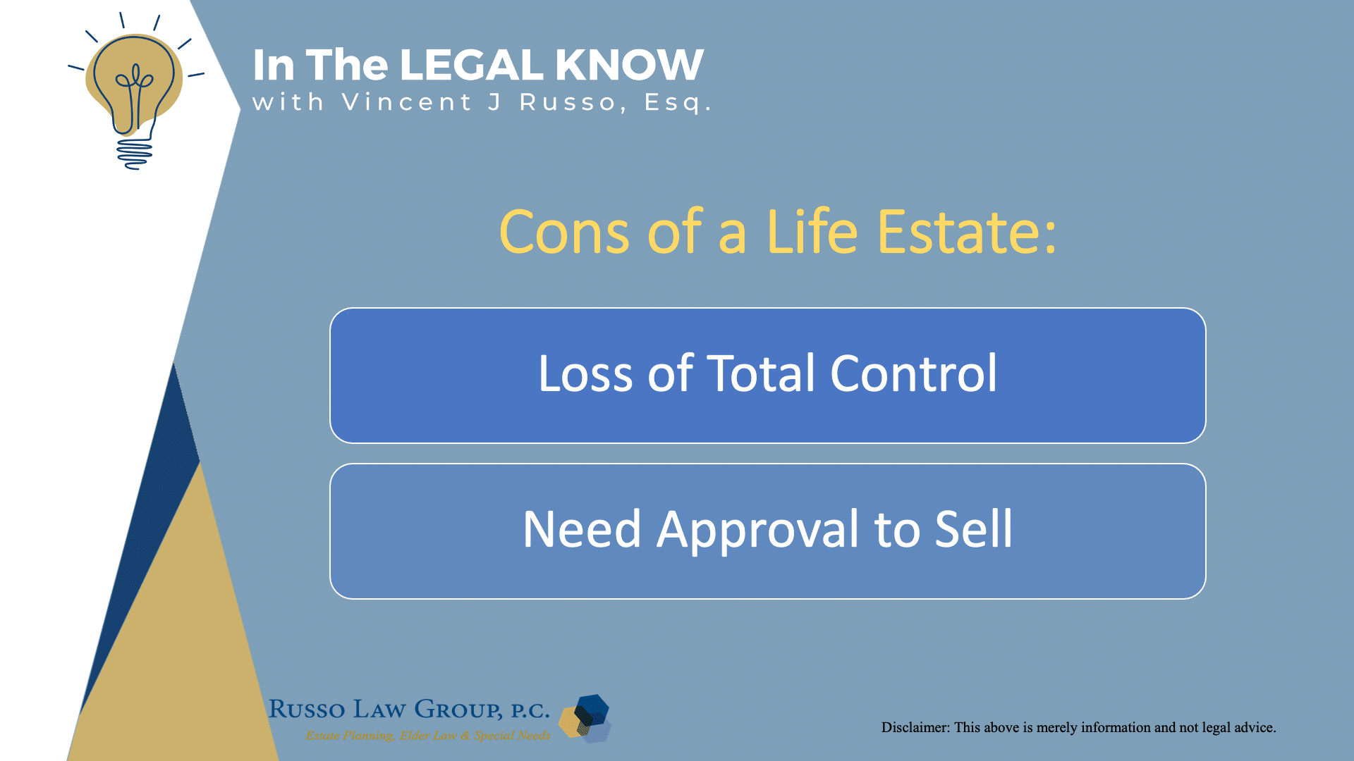 The Pros and Cons of Home Ownership through Life Estates - Russo Law Group